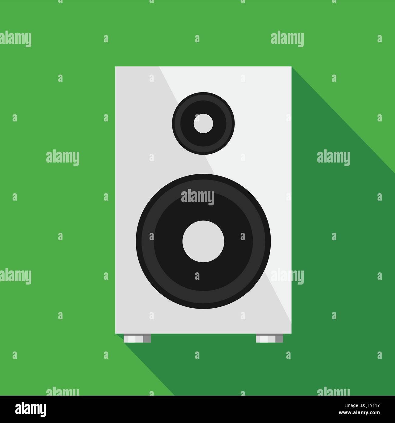 Speaker icon. Sound and music icon. Flat design. Vector illustration ...
