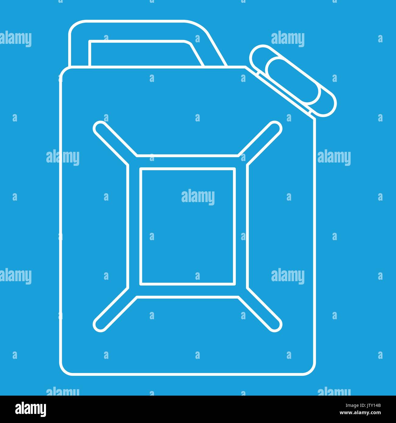 Jerrycan icon, outline style Stock Vector Image & Art - Alamy