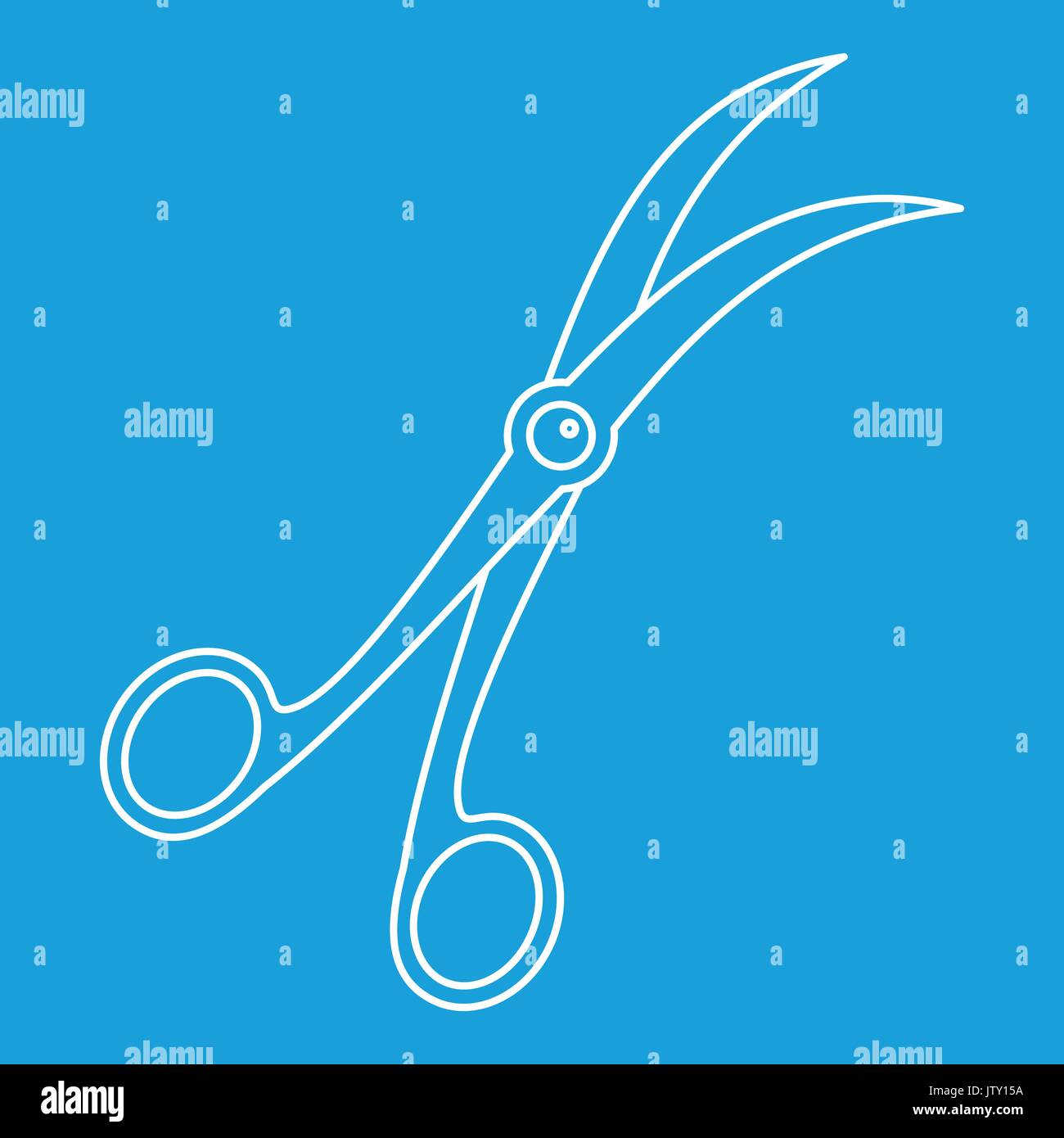 Steel surgical instruments icon, outline style Stock Vector Image & Art ...