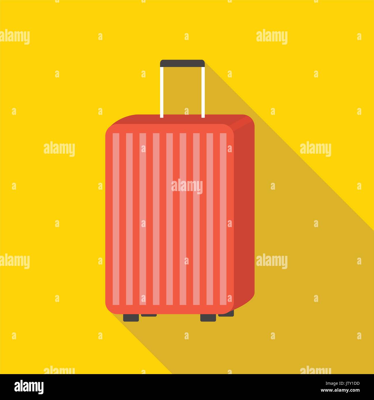 Suitcase icon. Flat design. Vector illustration Stock Vector Image ...