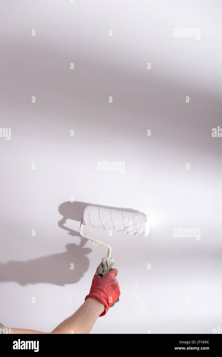 paint, wall, architecture, decorative, surface, work, job, hands, home ...