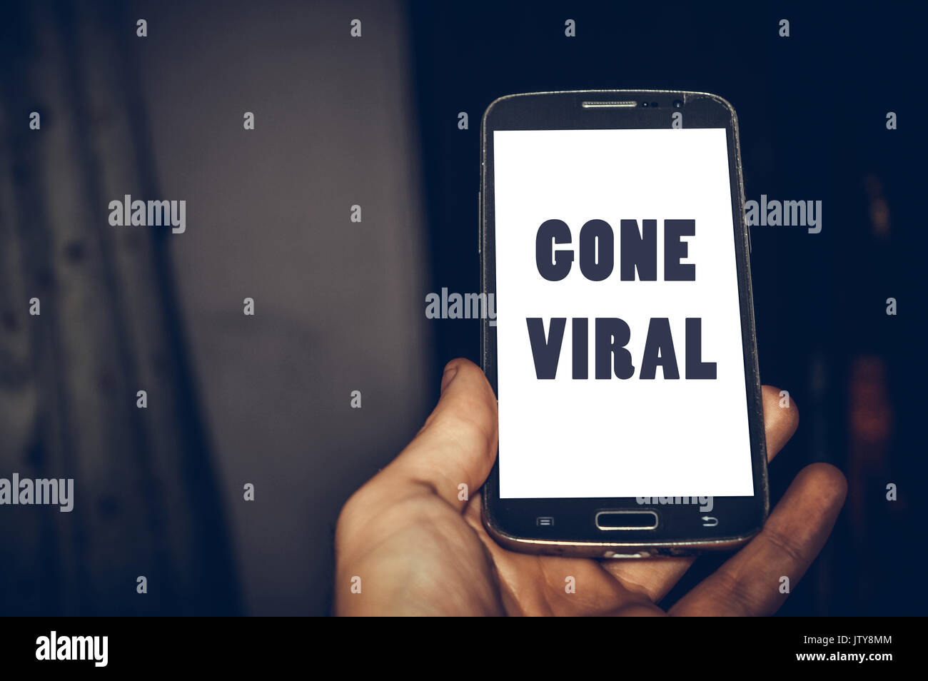 technology concept background, gone viral Stock Photo - Alamy