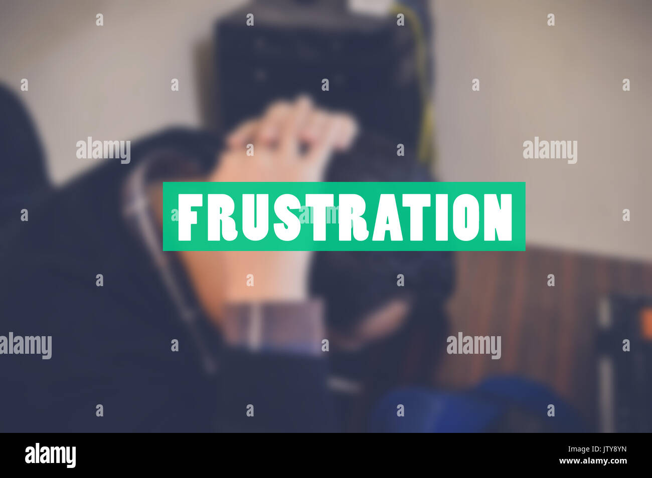 frustration concept background Stock Photo - Alamy