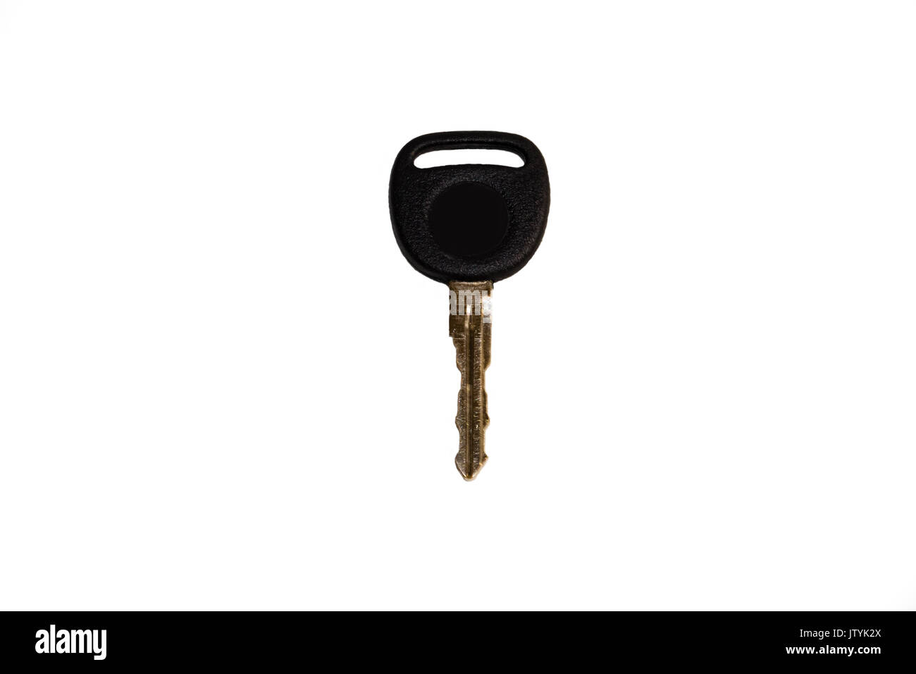 Black and silver key isolated on a white background Stock Photo - Alamy