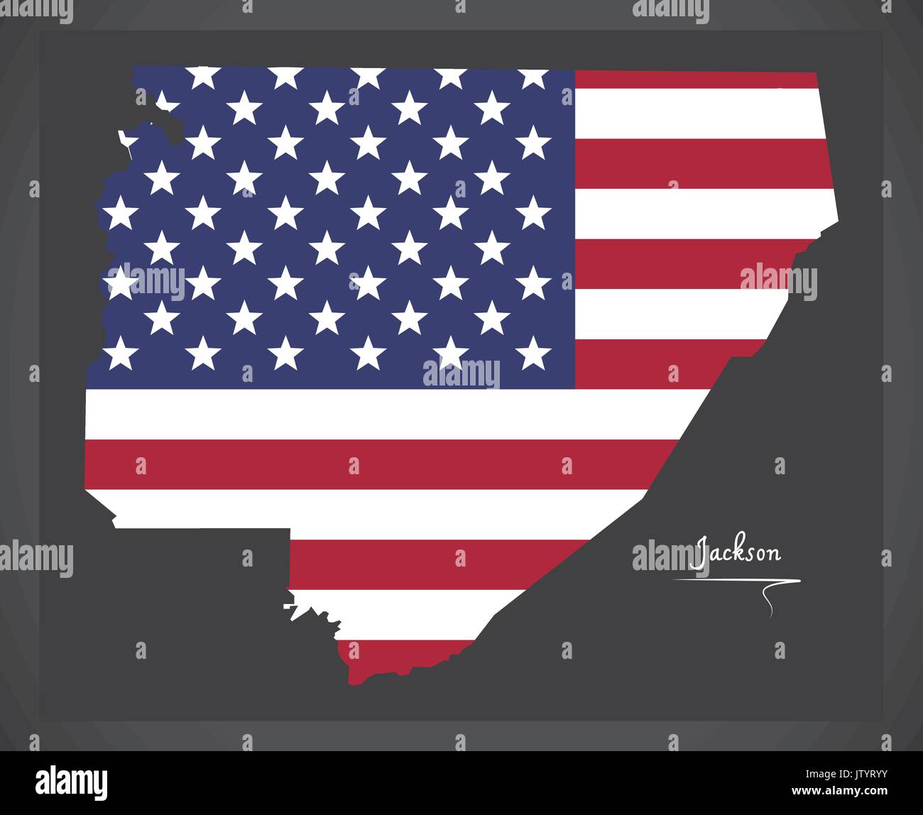 Map of jackson vector vectors hi-res stock photography and images - Alamy