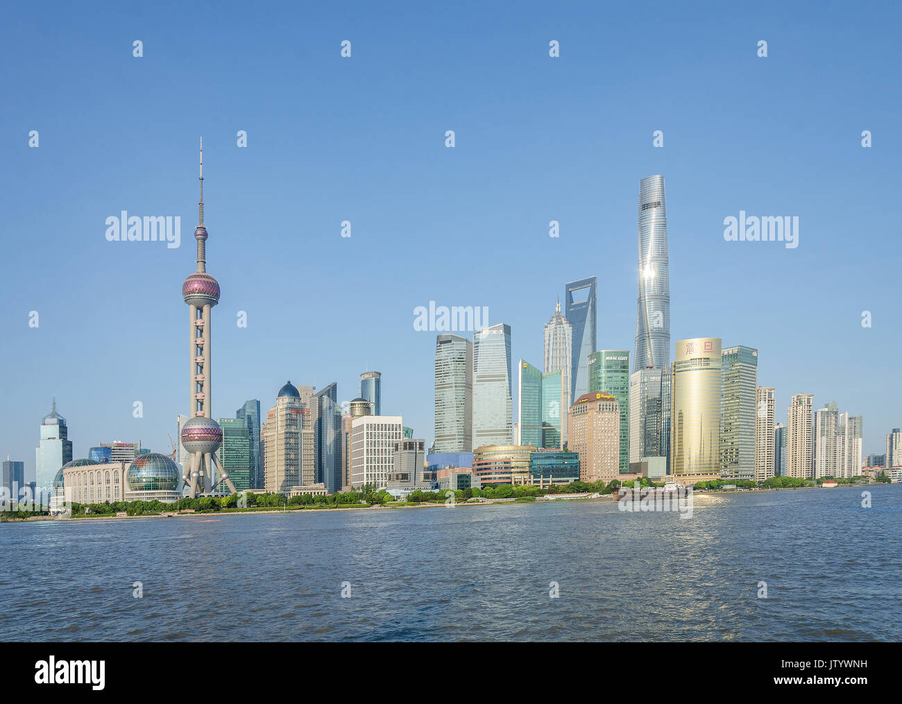 The bund shanghai china pudong huangpu High Resolution Stock ...