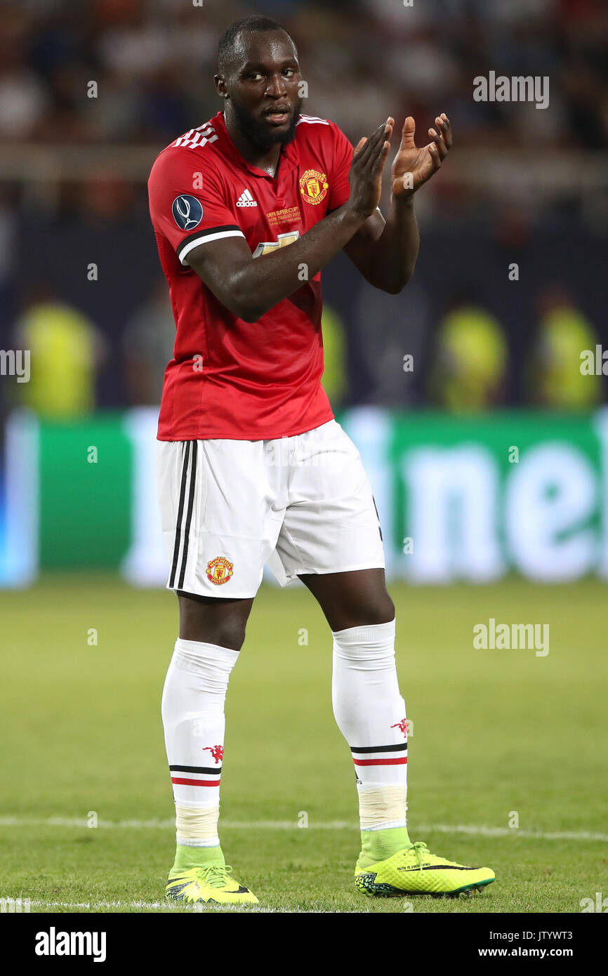 Manchester United's Romelu Lukaku Stock Photo - Alamy