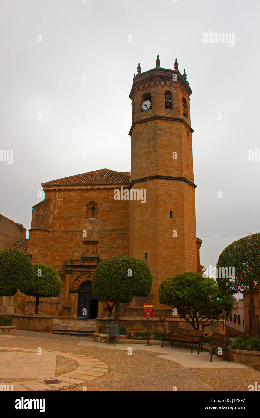 Church. Old Spanish church. Traditional architecture. Andalusia, Spain ...