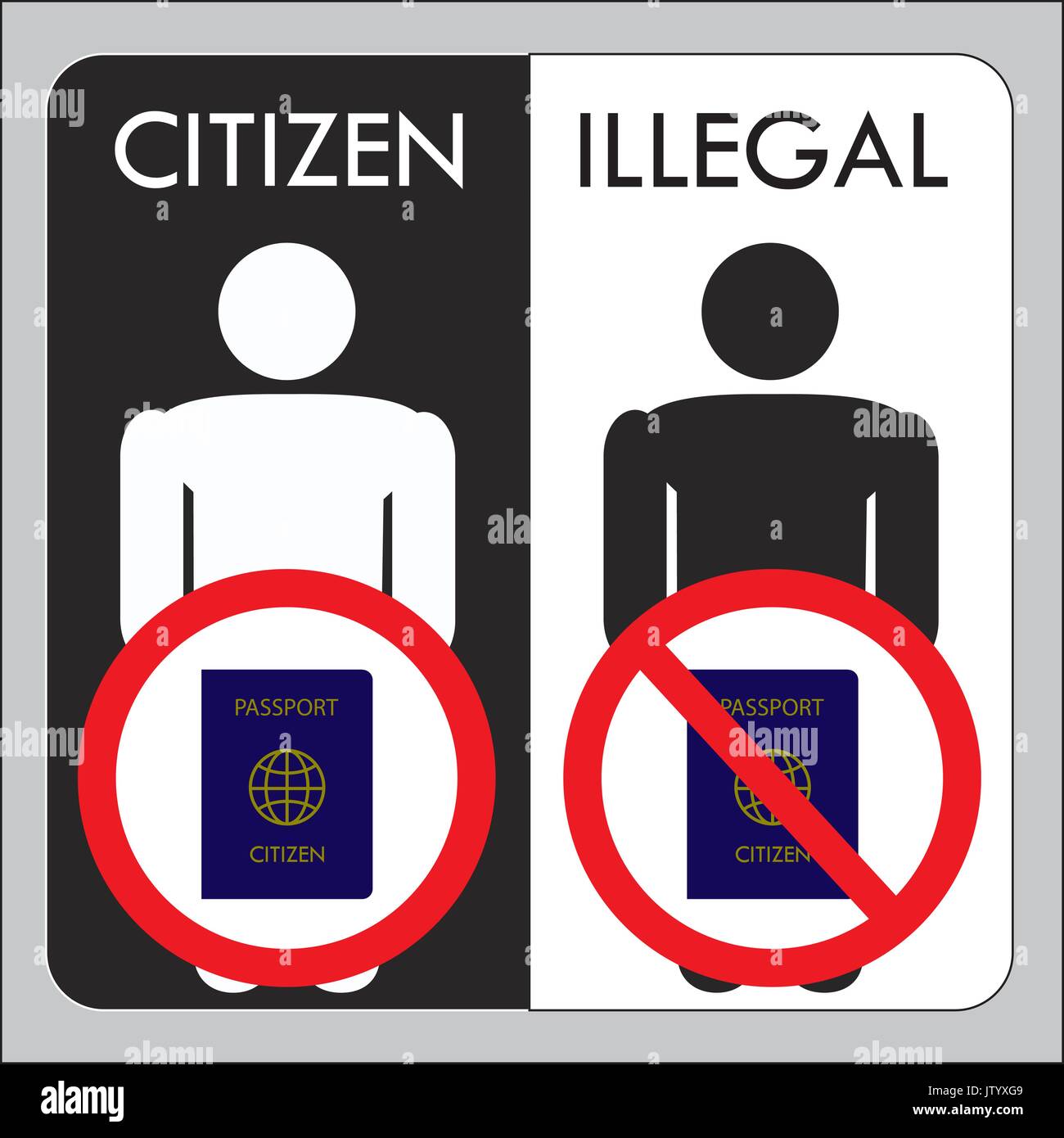 Undocumented Stock Vector Images - Alamy