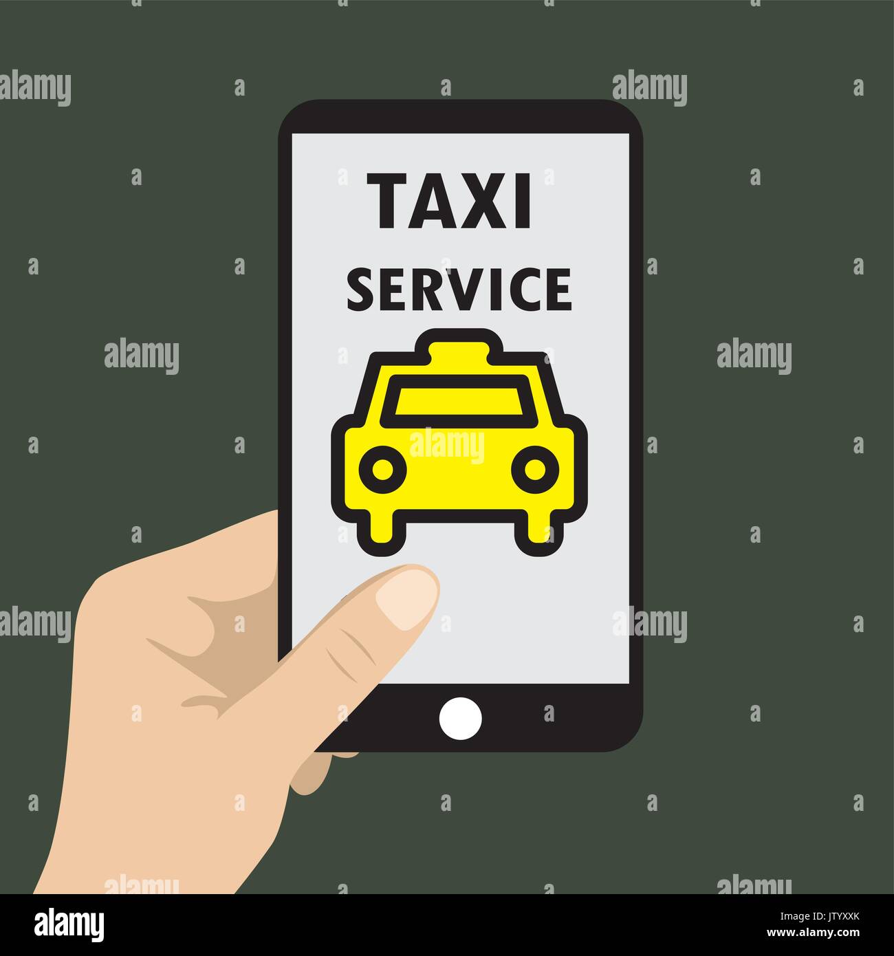 Car hire app Stock Vector Images - Alamy
