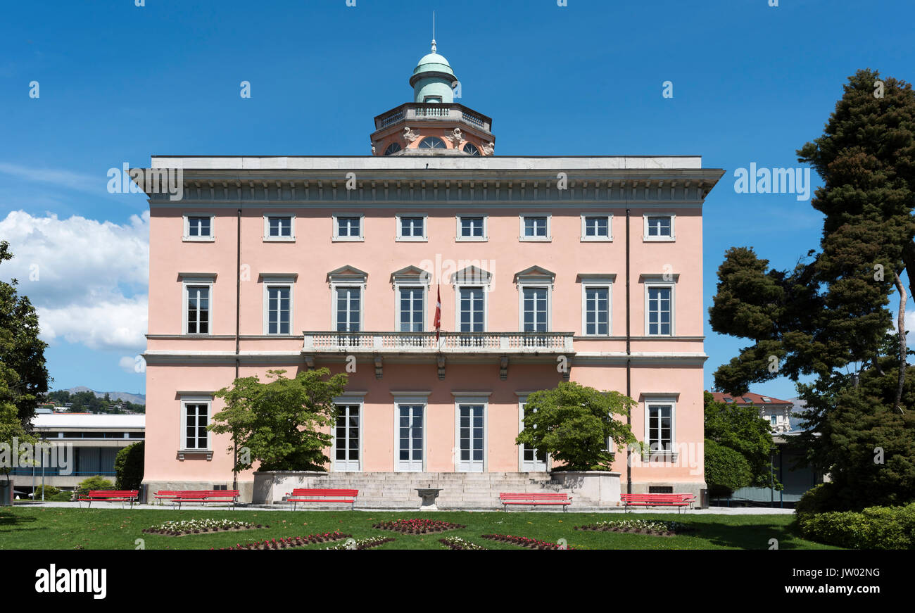 The Villa Ciani Art Museum in Parco Civico Lugano - Lugano, Lake Lugano ...