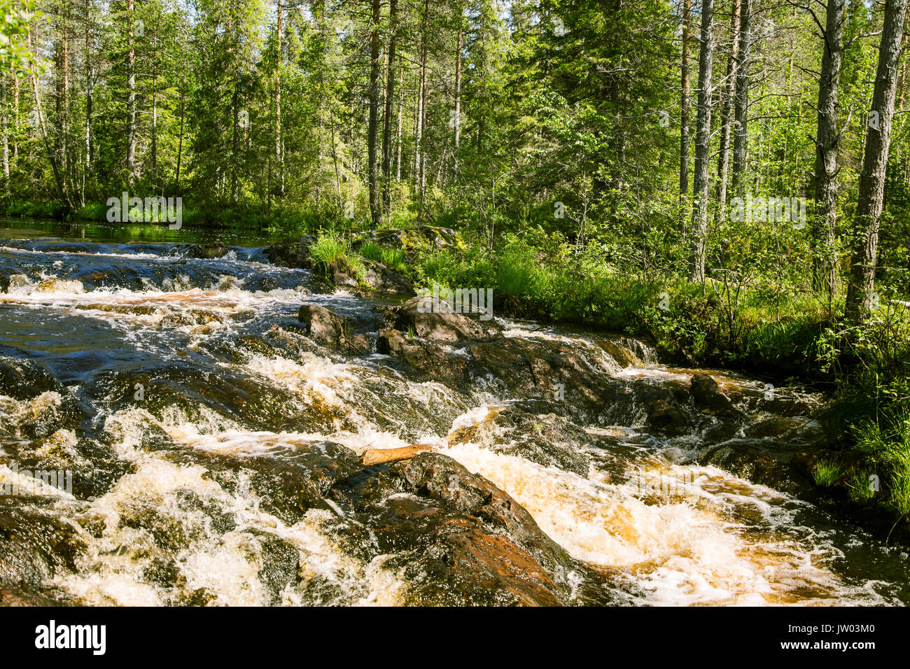 Finnish waterfall hi-res stock photography and images - Alamy