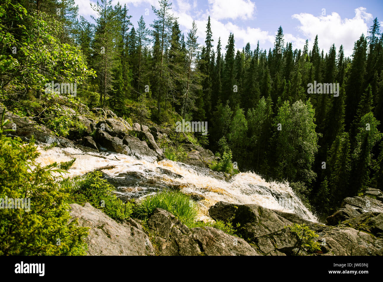 Finnish waterfall hi-res stock photography and images - Alamy