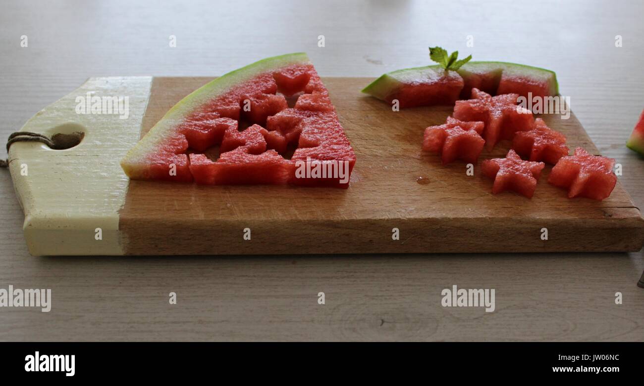 Watermelon red star hi-res stock photography and images - Alamy