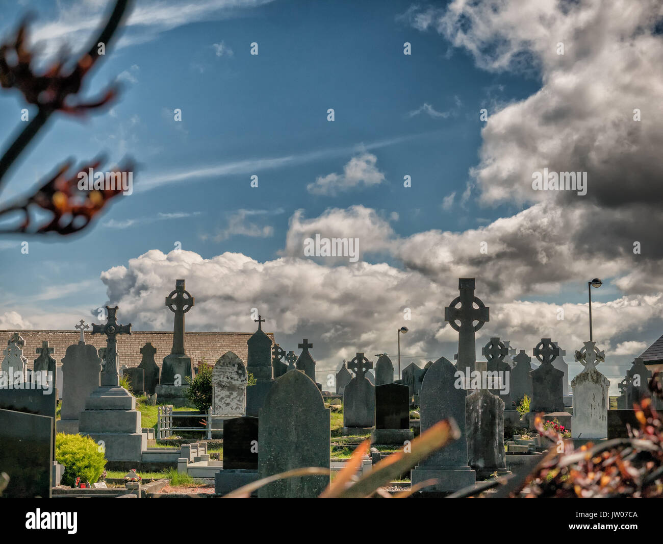 Graveyard in Killadoon county Mayo in Ireland Stock Photo - Alamy