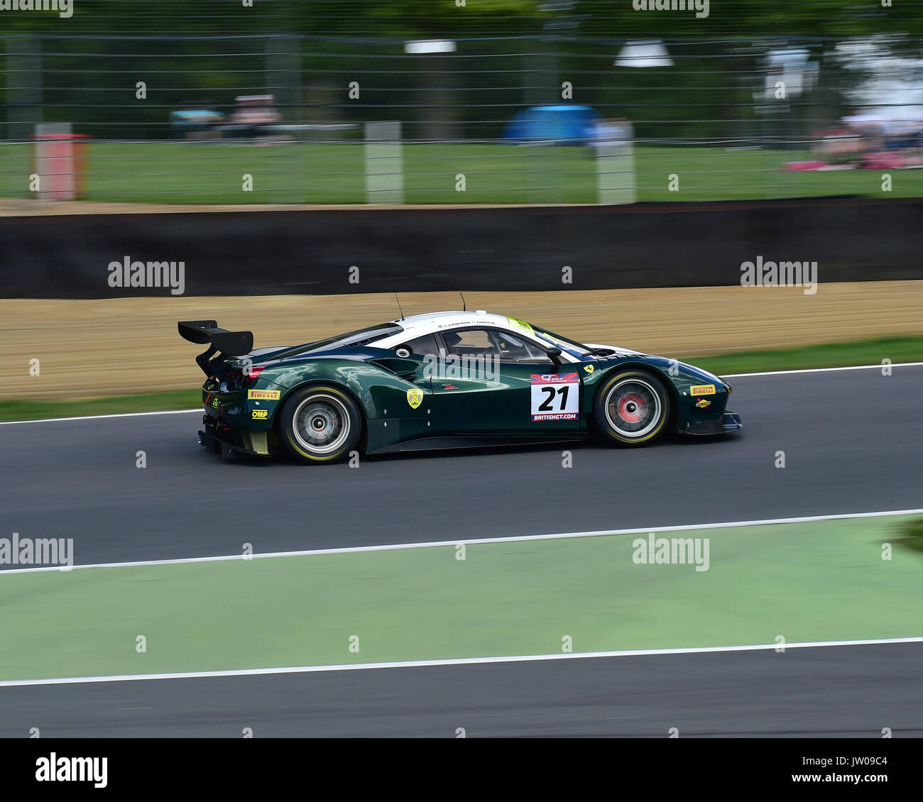 Duncan Cameron, Matt Griffin, Ferrari 488 GT3, British GT Championship ...