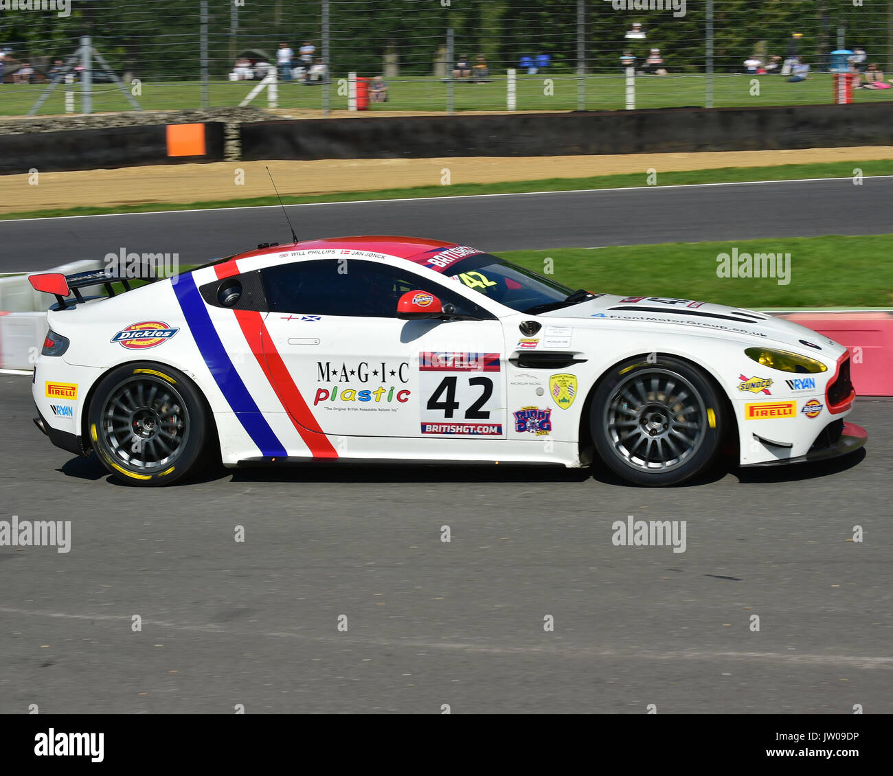 William Phillips, Jan Jonck, Aston Martin Vantage GT4, British GT ...