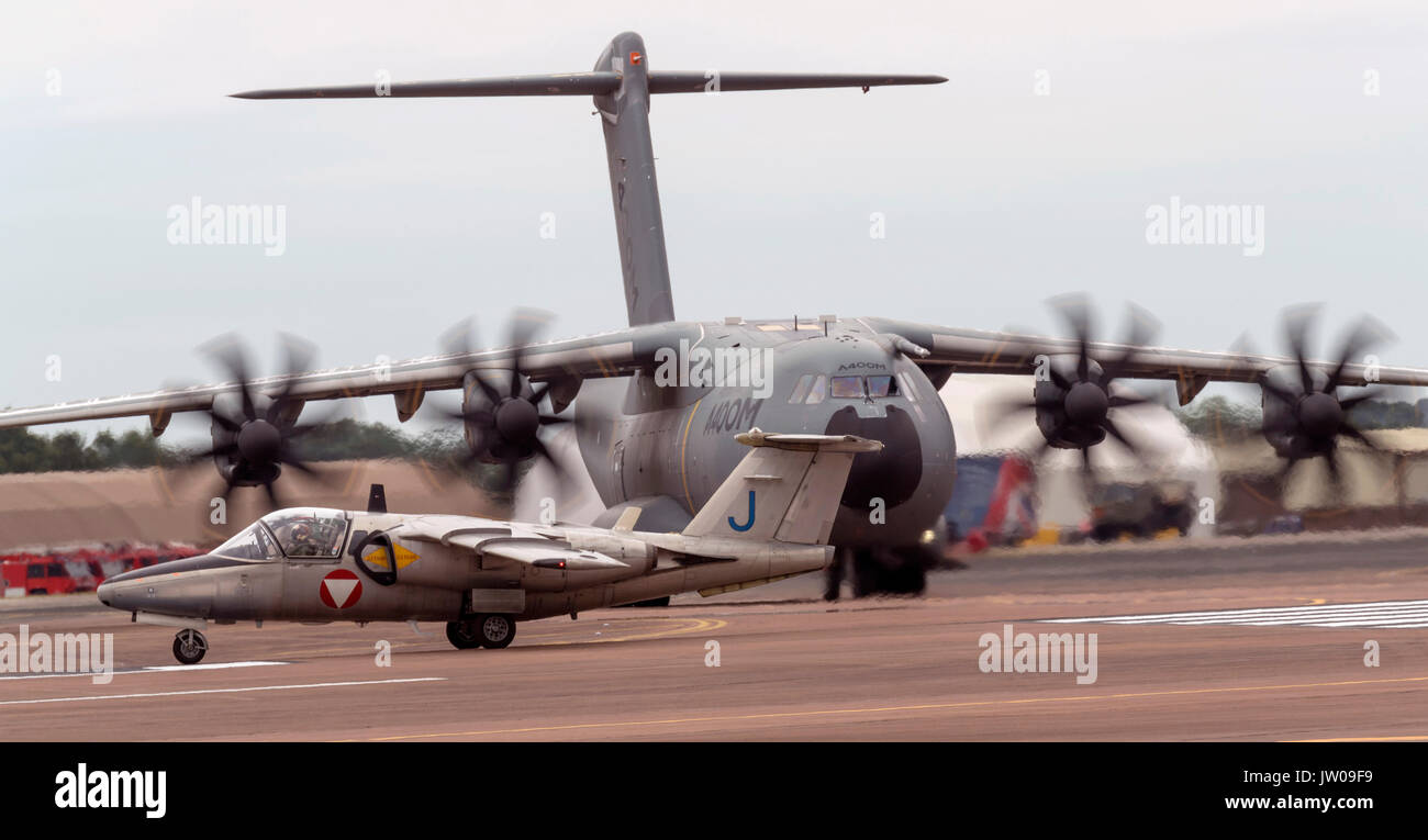 SAAB 1050E Austrian Air Force, A400M Stock Photo - Alamy