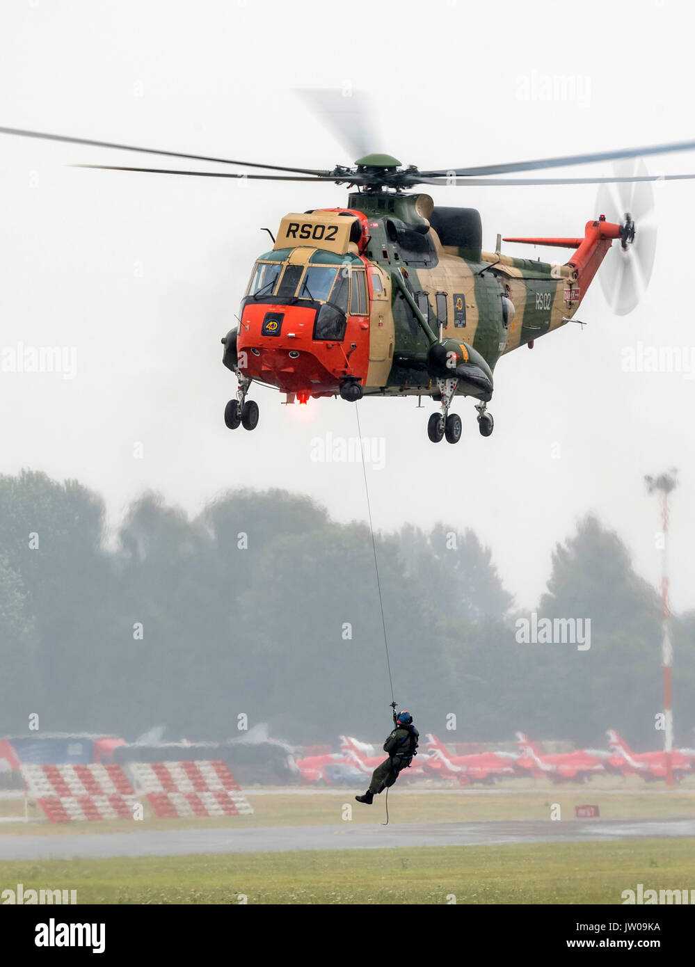 BAF Sea King Mk48 Helicopter Stock Photo - Alamy