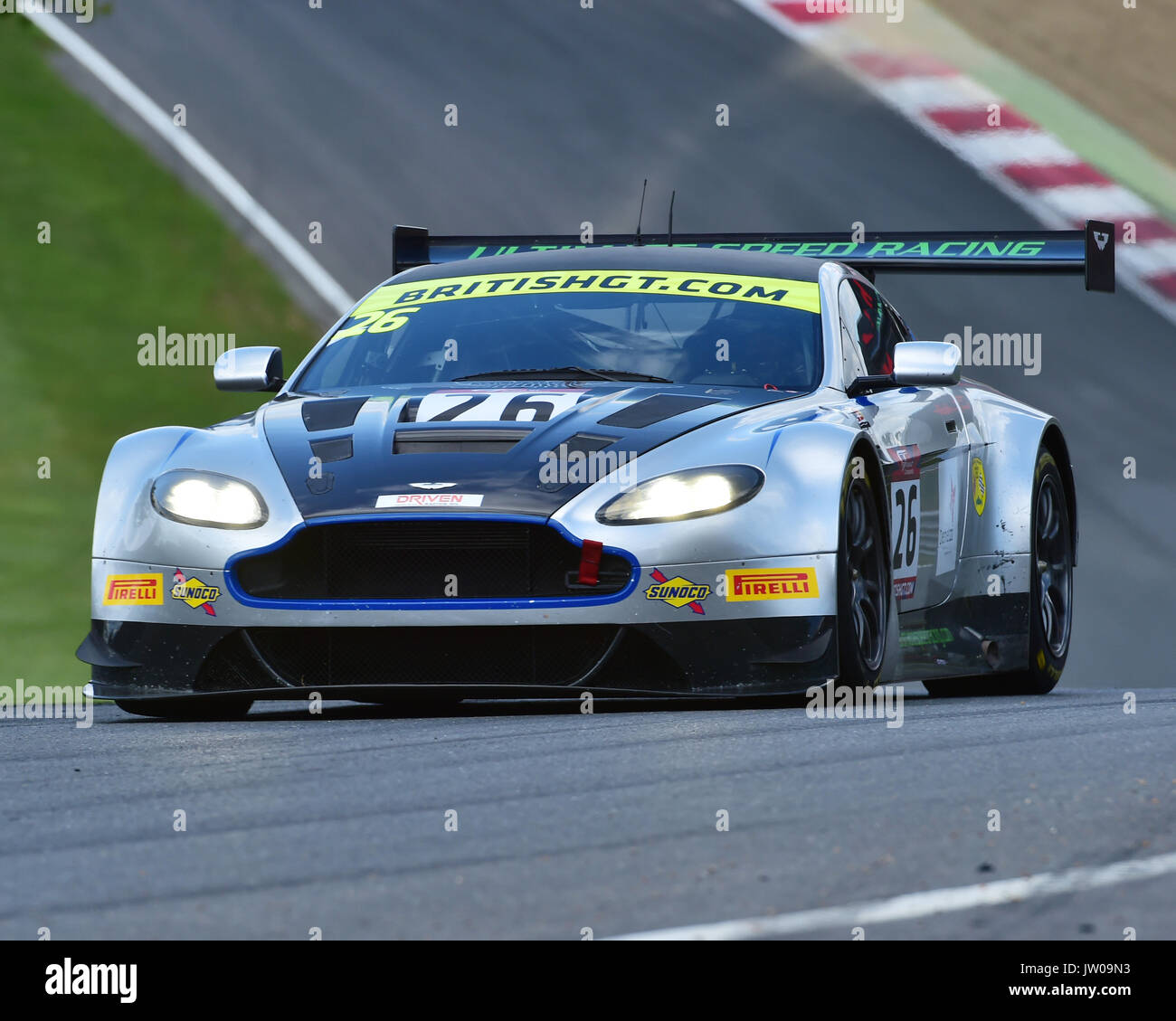 Mike Brown, Matt Manderson, Aston Martin Vantage GT3, British GT ...