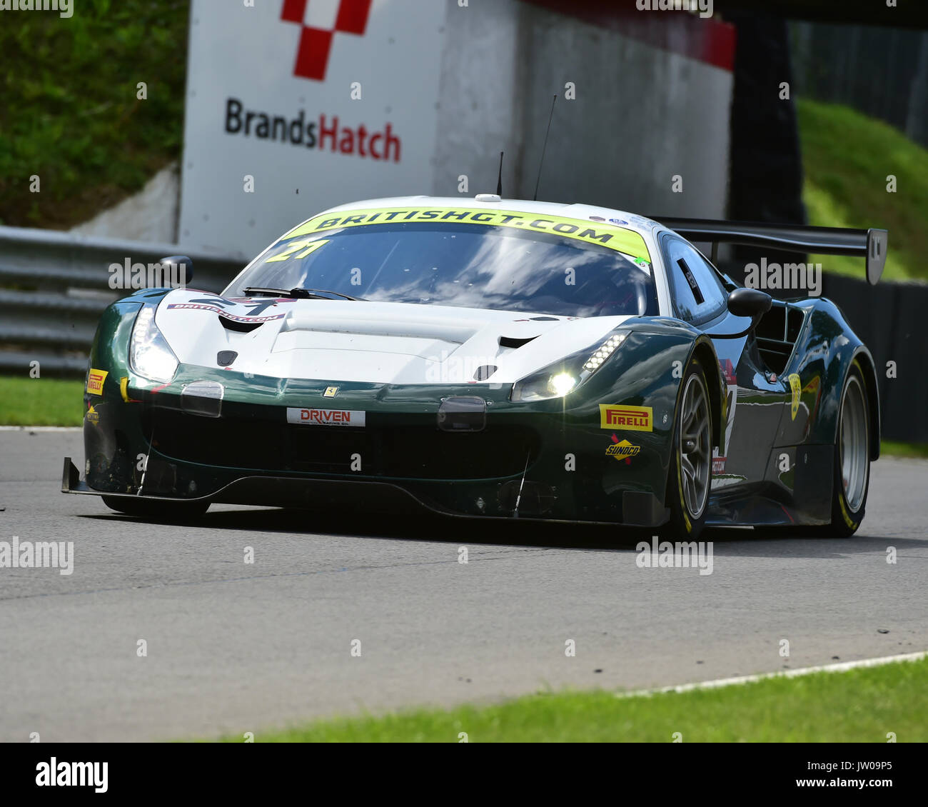 Duncan Cameron, Matt Griffin, Ferrari 488 GT3, British GT Championship ...