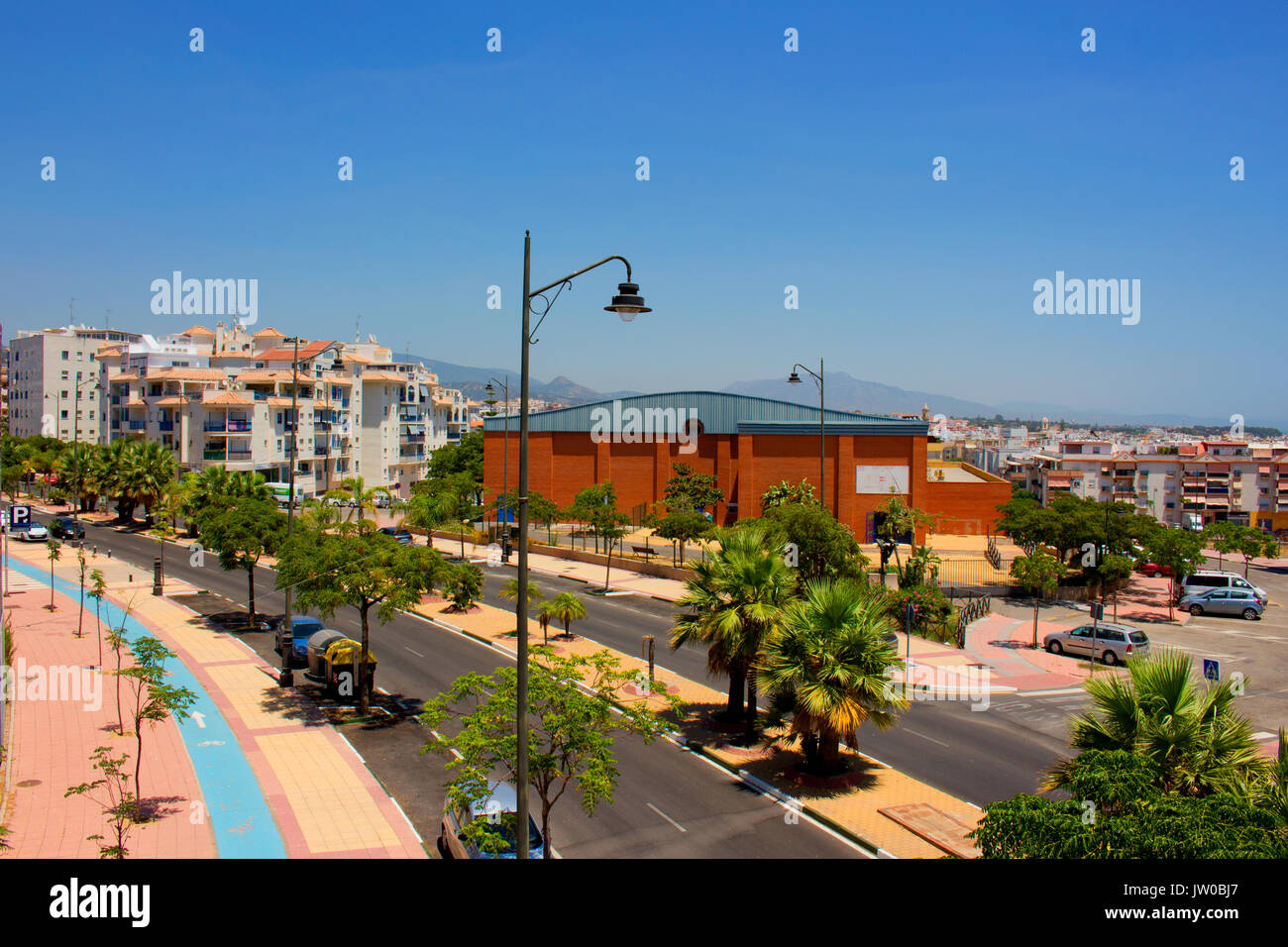 City. View of the Estepona city. Malaga Province, Andalusia, Spain. 24 ...
