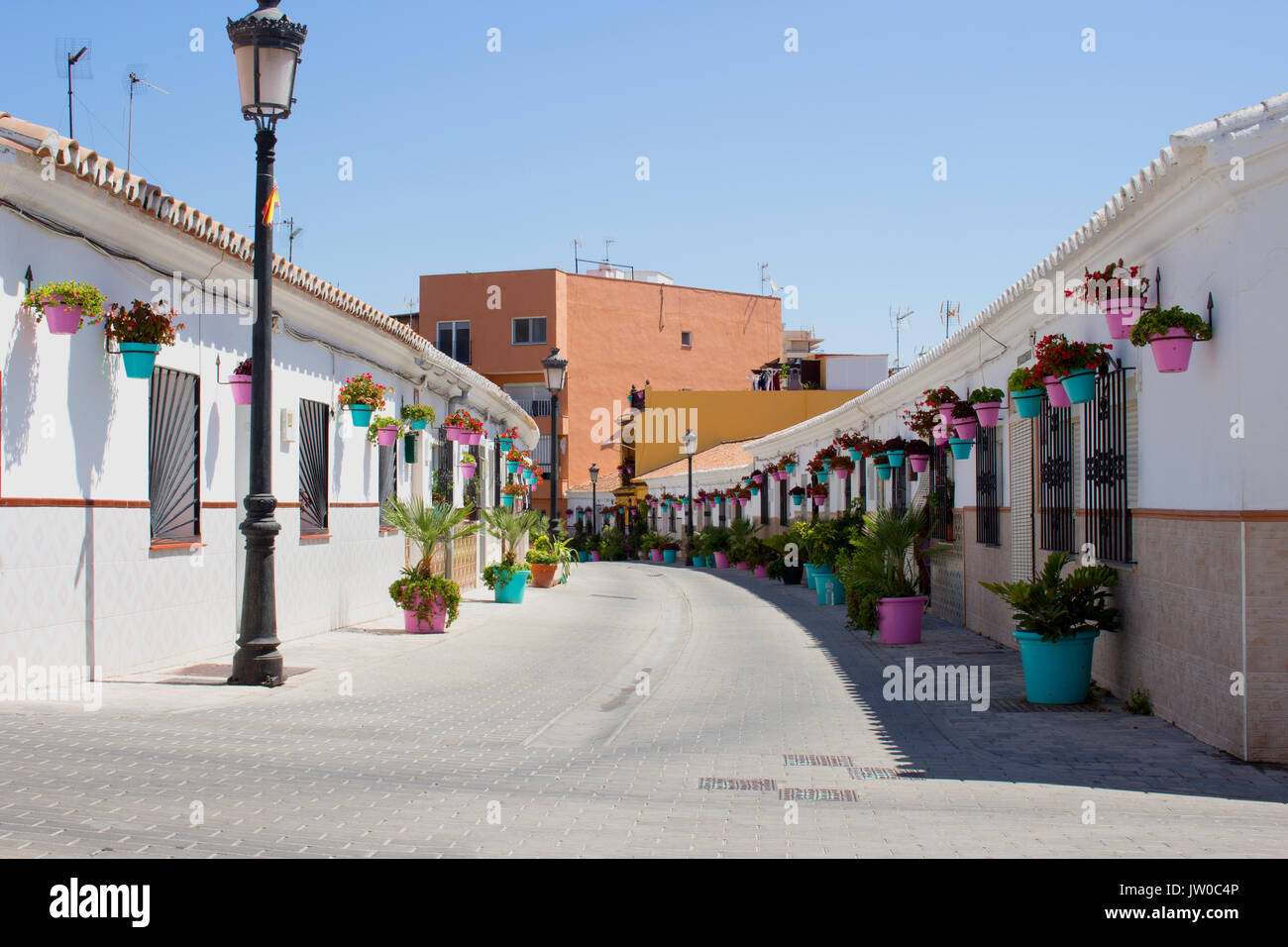 Old street. Estepona city, Andalusia, Spain. Picture taken – 24 july ...