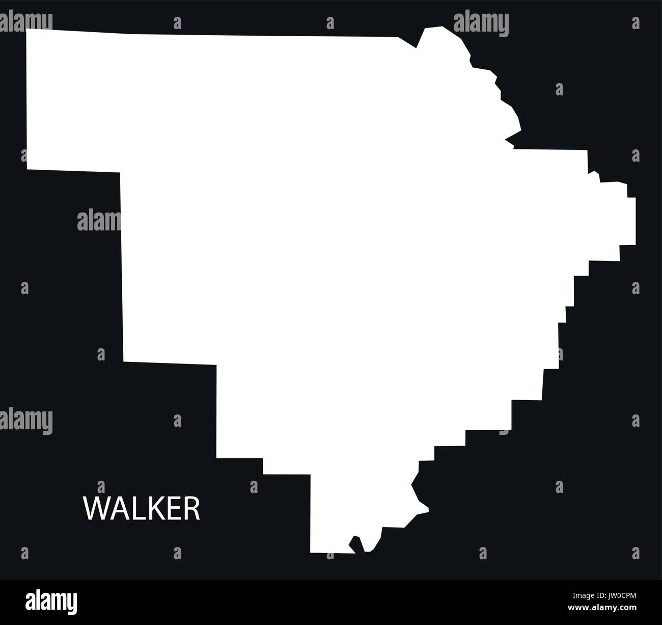 Walker county Stock Vector Images - Alamy