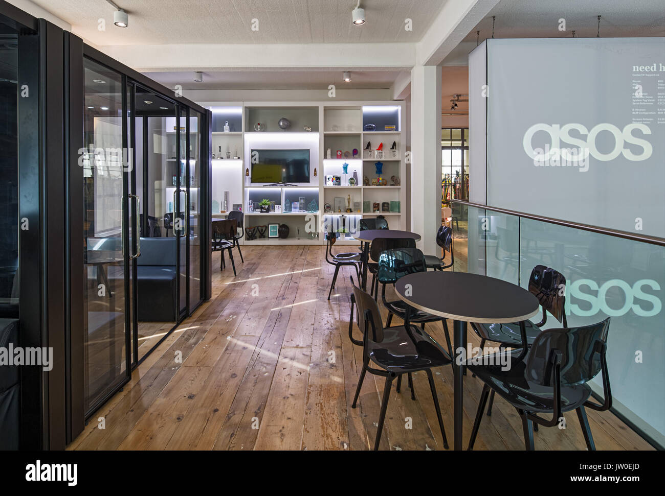 ASOS staff canteen Stock Photo - Alamy