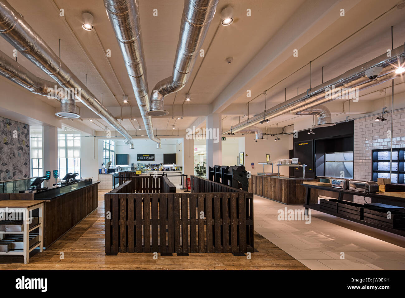 ASOS staff canteen Stock Photo - Alamy