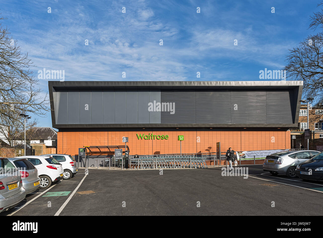 Waitrose Store in Leatherhead, Surrey Stock Photo - Alamy