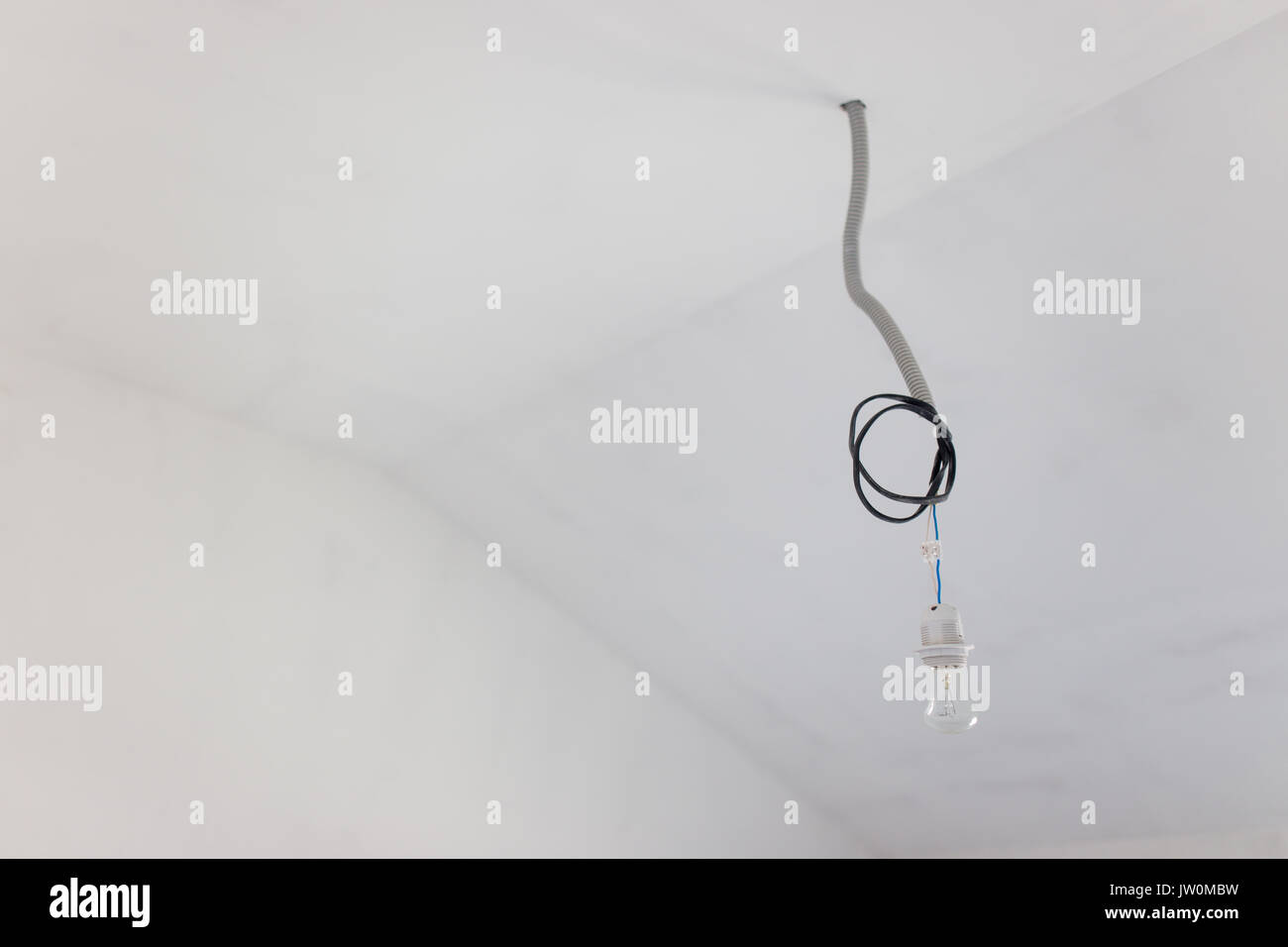 Interior of the empty room under construction Stock Photo - Alamy