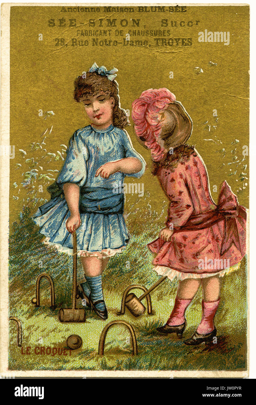 History of croquet hi-res stock photography and images - Alamy