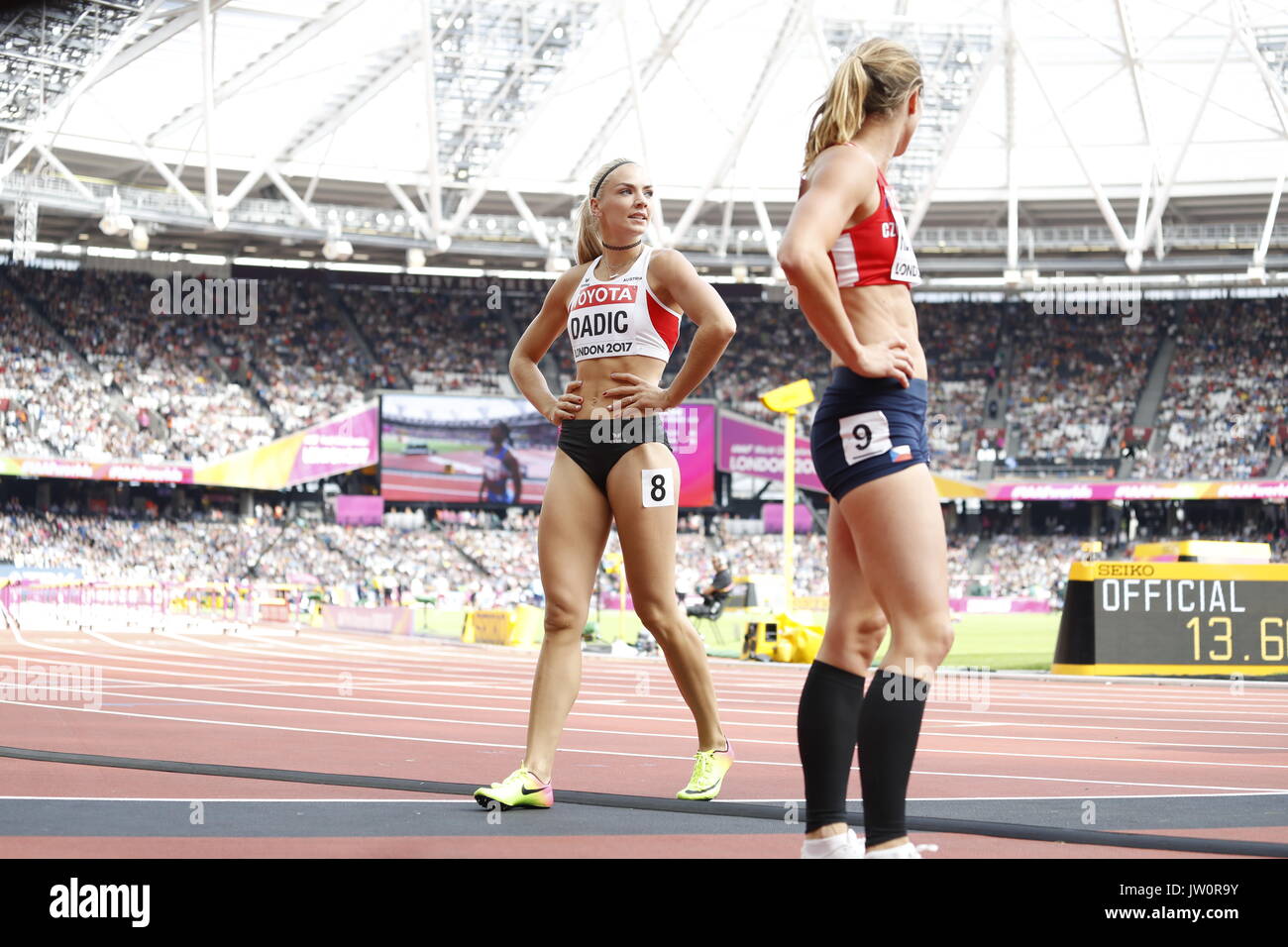 Austria's Ivona Dadic during day two of the 2017 IAAF World ...