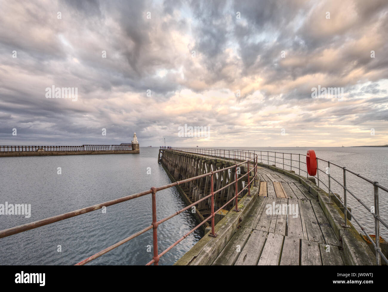 Blyth harbour east pier hi-res stock photography and images - Alamy