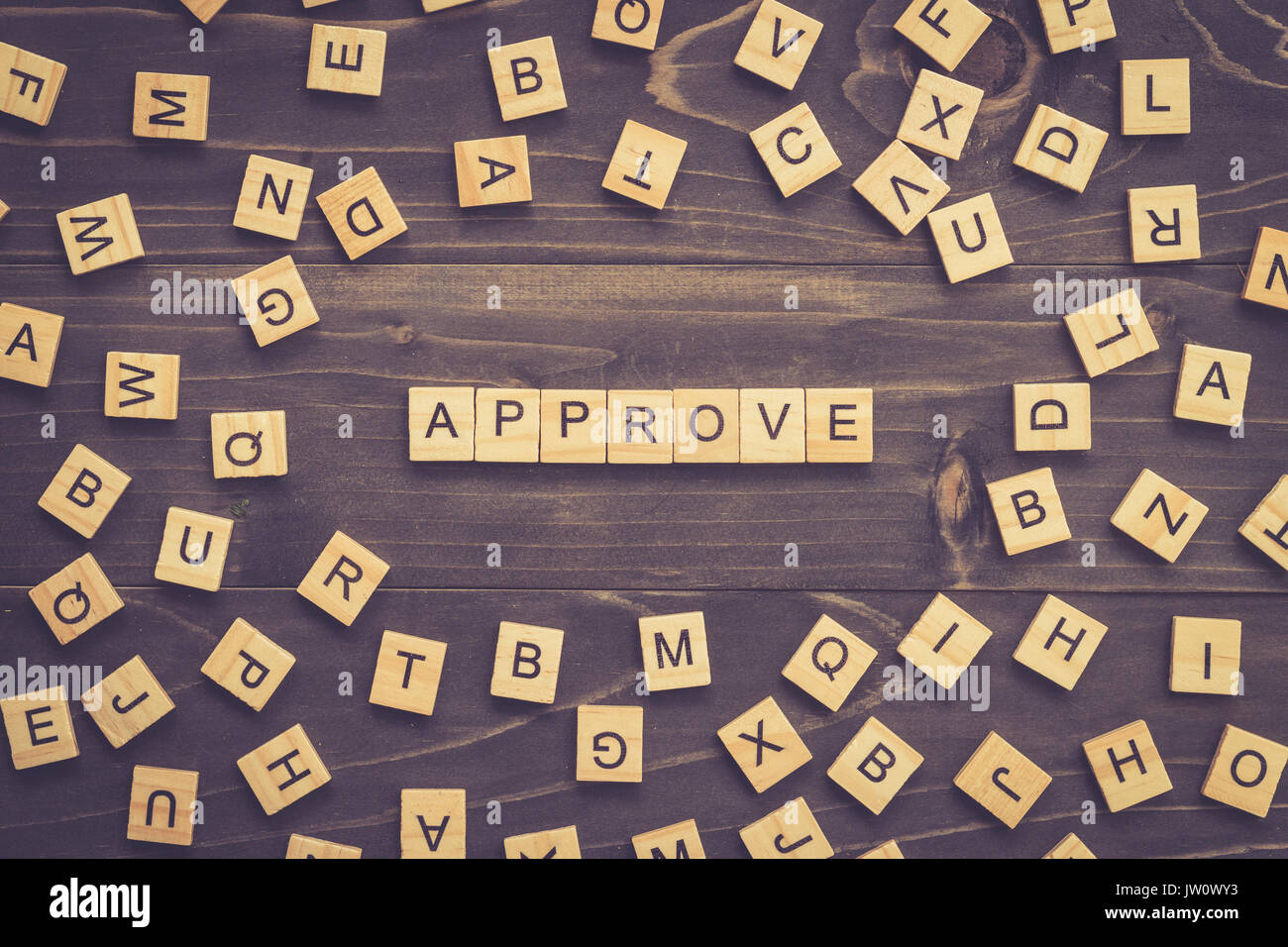 Chance word wood block on table for business concept Stock Photo - Alamy