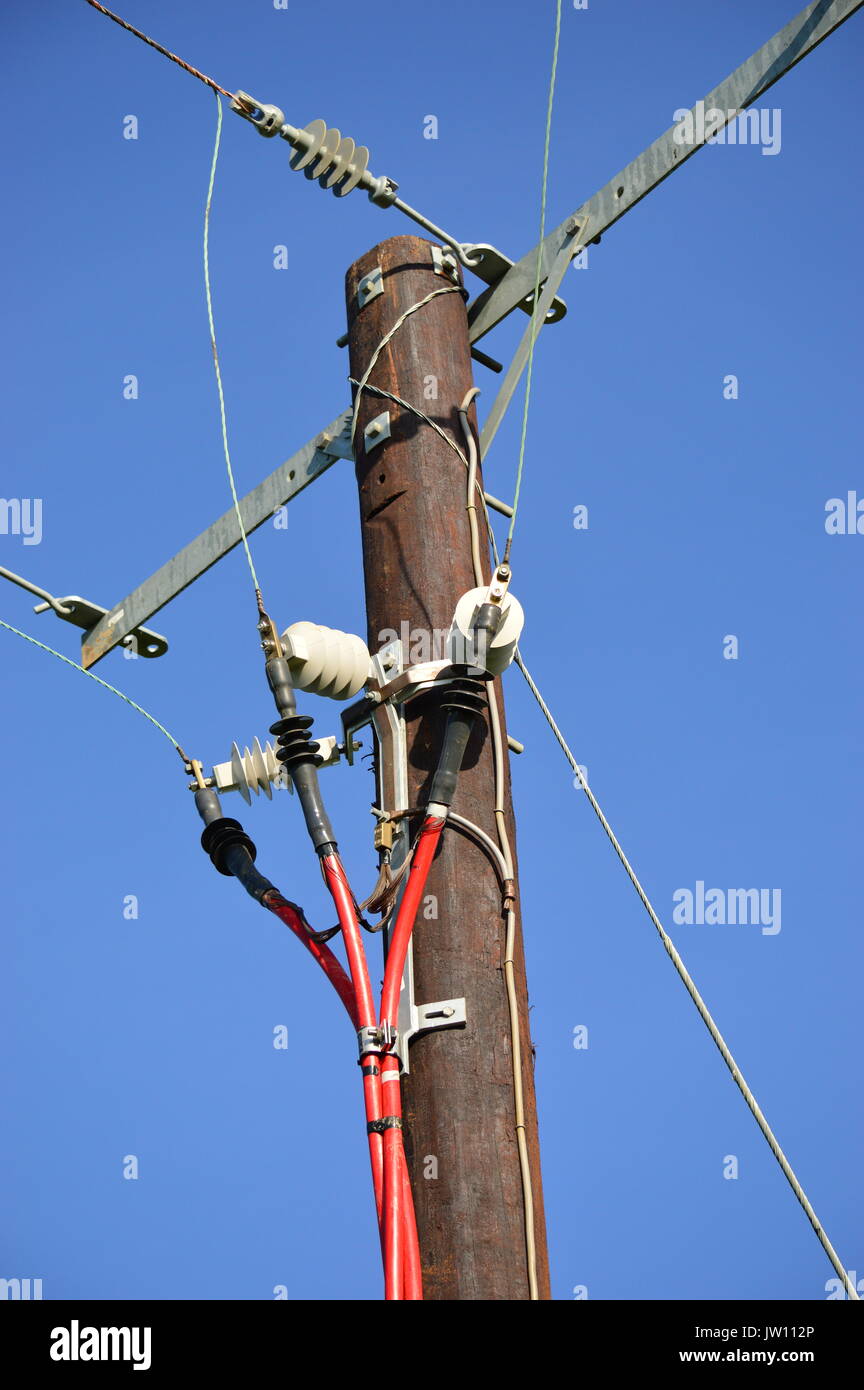 Power telegraph pole hi-res stock photography and images - Alamy