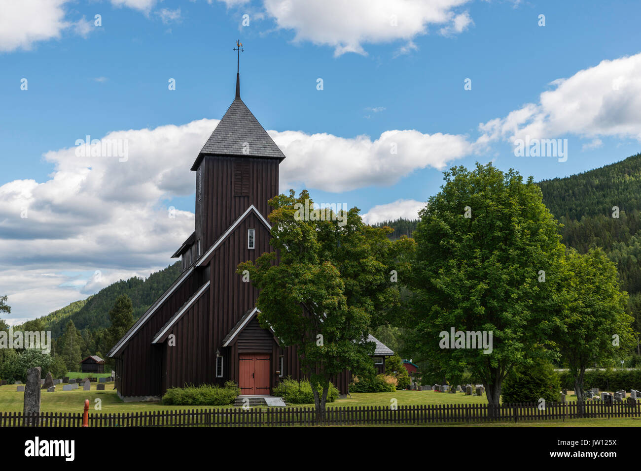 Wooden stave church hi-res stock photography and images - Alamy