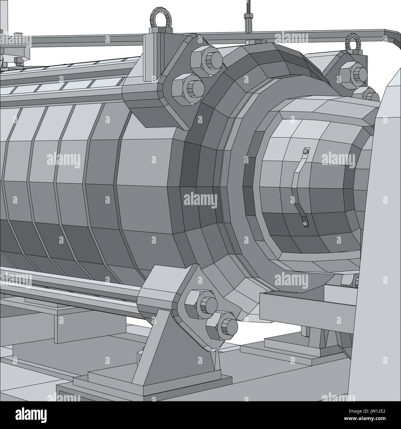 Pump plant Stock Vector Images - Alamy