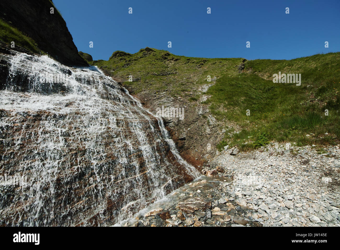 Austrian Alps Weitental cascade Stock Photo - Alamy