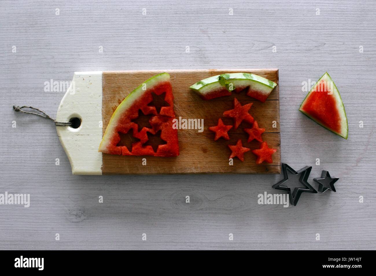 Watermelon red star hi-res stock photography and images - Alamy