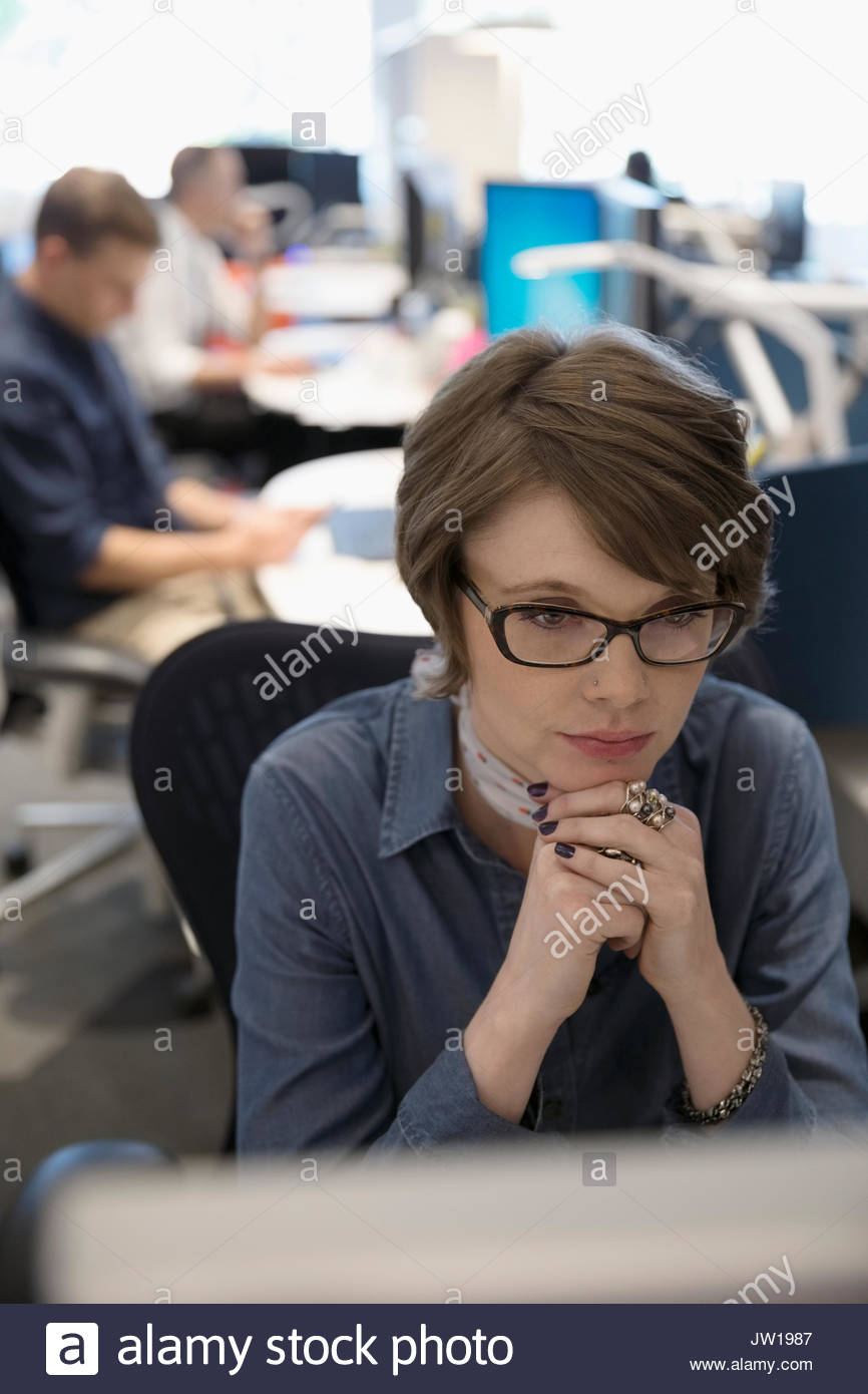 Computer serious hi-res stock photography and images - Alamy