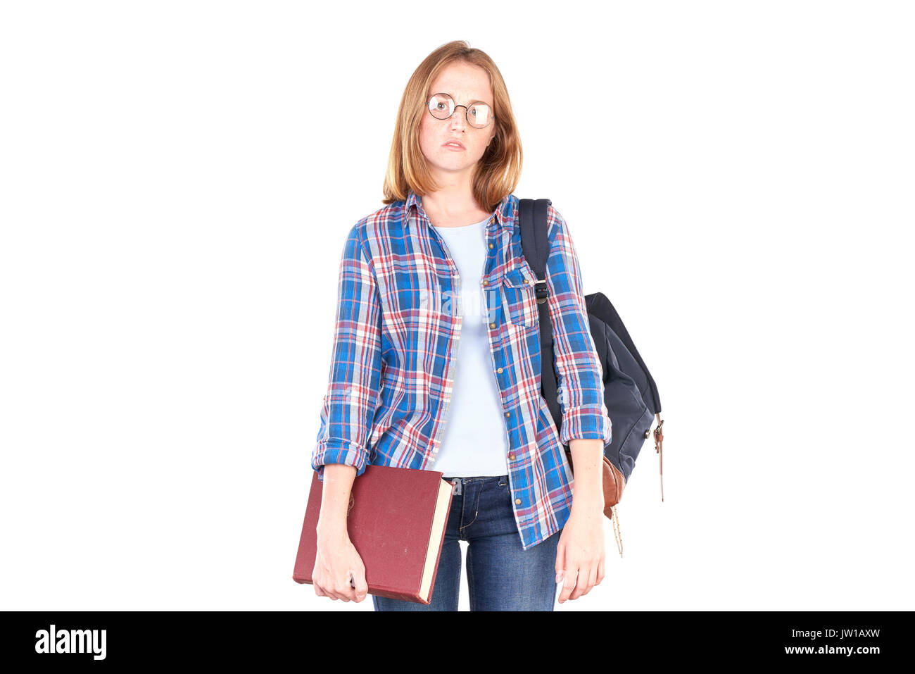 Sad college student hi-res stock photography and images - Alamy