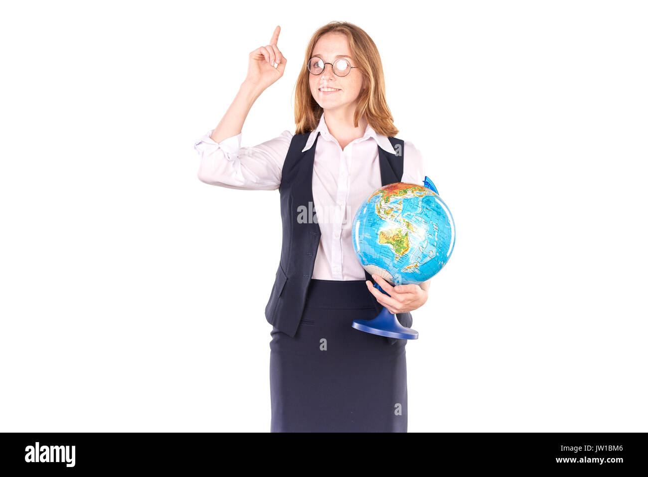 College student in uniform Stock Photo - Alamy