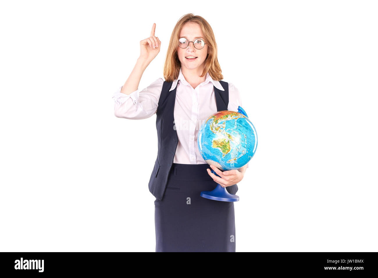 College student in uniform Stock Photo - Alamy