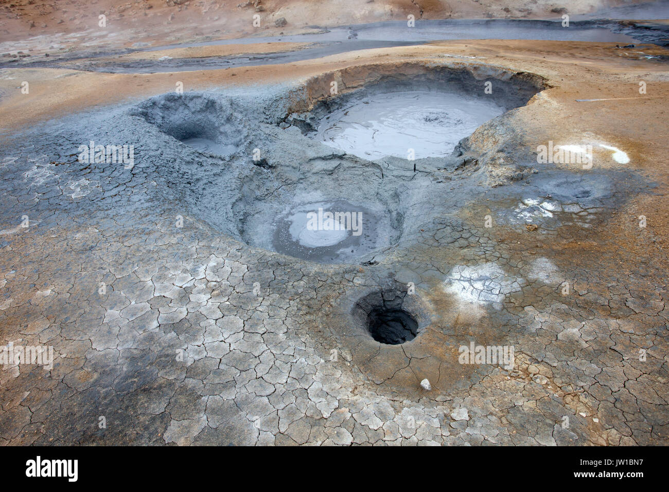 Geothermal mud springs hi-res stock photography and images - Alamy
