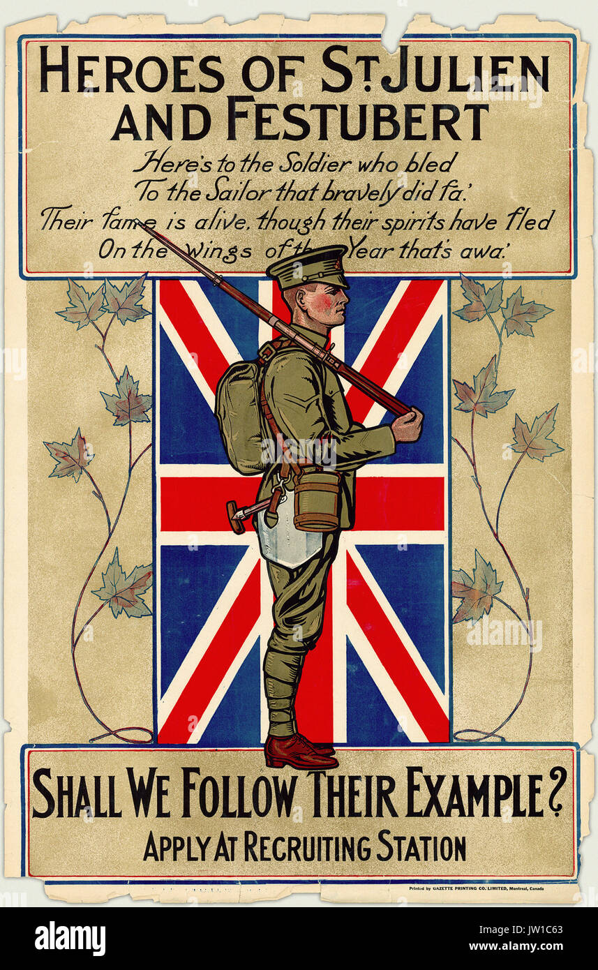 Ww1 vintage british propaganda poster hi-res stock photography and ...