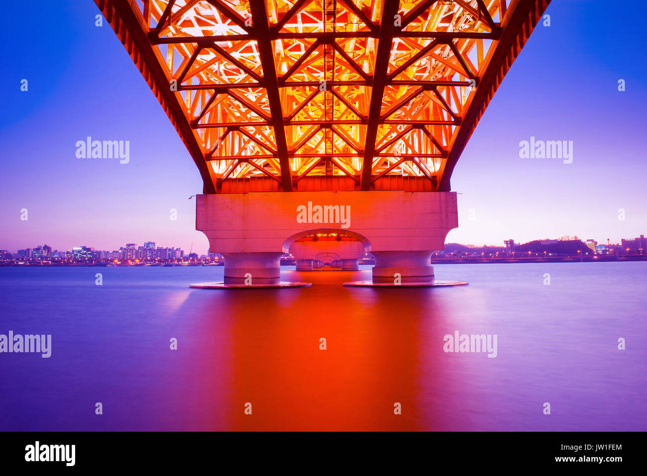 seongsan bridge in korea Stock Photo - Alamy