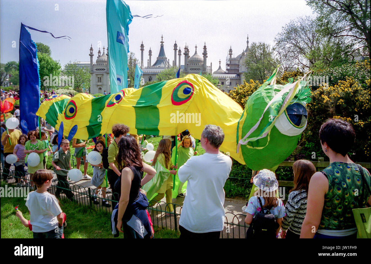 Brighton festival kids parade hi-res stock photography and images - Alamy