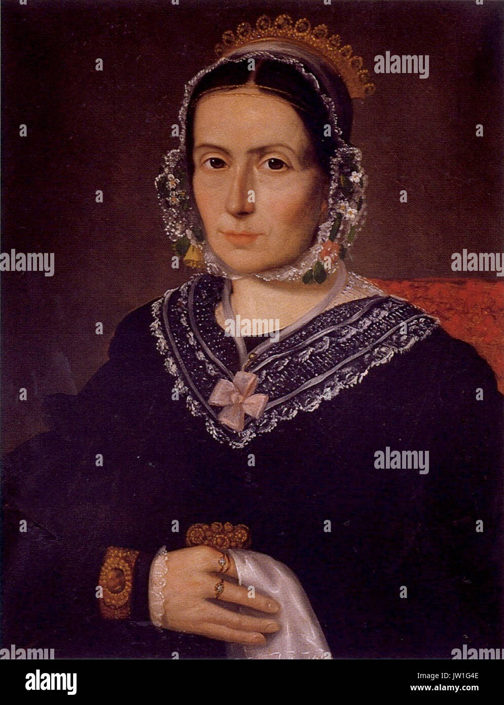 Ritratto Josephine Aspasie Bich Barillier Stock Photo - Alamy